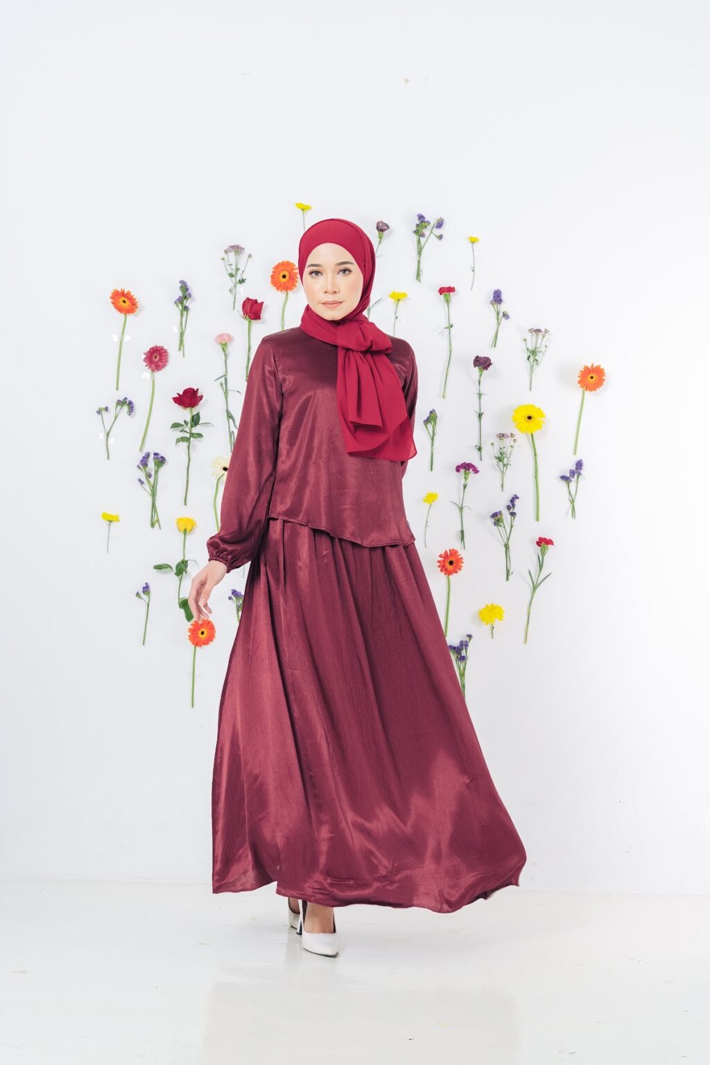 Allison Suits (Burgundy) - Lea Jasmine